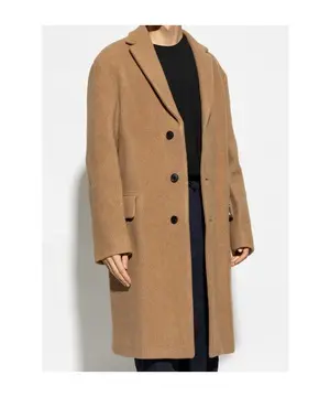 Dries Van Noten Single-breasted Coat - Brown