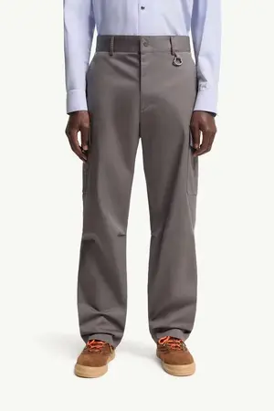 Moncler Button Detailed Straight-leg Cargo Pants