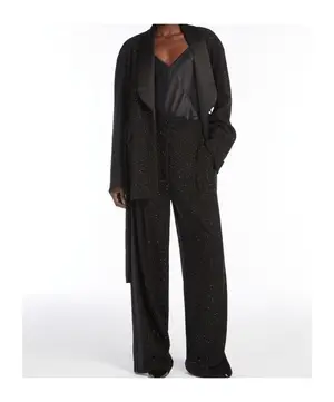 Max Mara Metello V-neck Sleeveless Top - Black