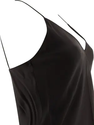 Max Mara Metello V-neck Sleeveless Top - Black