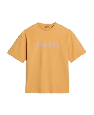 Jacquemus Raphia Embroidered Logo T-shirt