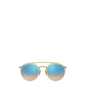 Ray-ban Round Double Bridge Legend Sunglasses - Blue