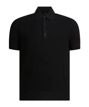 TOM FORD Short-sleeved Knitted Polo Shirt