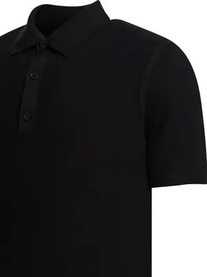 TOM FORD Short-sleeved Knitted Polo Shirt