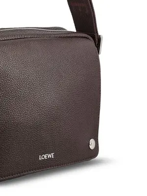 Loewe Logo Printed Xs Messenger Bag - Black