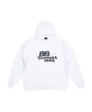 Balenciaga Hand Drawn Bb Icon Hoodie