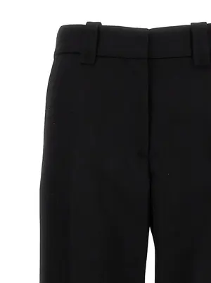 Rabanne High Waist Straight Leg Pleated Trousers