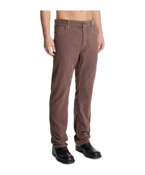 THE ROW Straight Leg Corduroy Trousers
