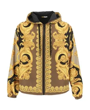 Versace Baroque Printed Zip-up Jacket