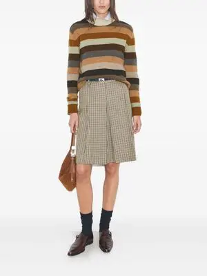 Tory Burch Striped High-neck Jumper - No
