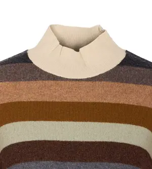 Tory Burch Striped High-neck Jumper - No