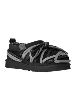 UGG Tasman Lace-up Slippers - Black