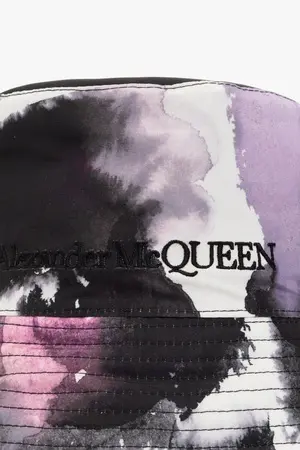 Alexander McQueen Graffiti Print Bucket Hat