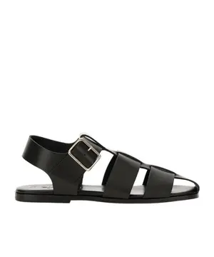 AeydĒ Buckle Fastened Cut-out Sandals - Black