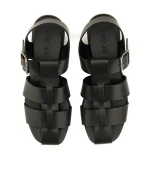 AeydĒ Buckle Fastened Cut-out Sandals - Black