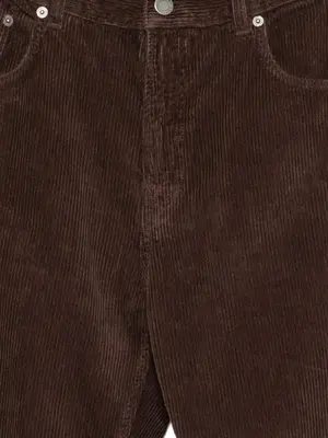 HAIKURE Boyfriend Straight-leg Corduroy Pants