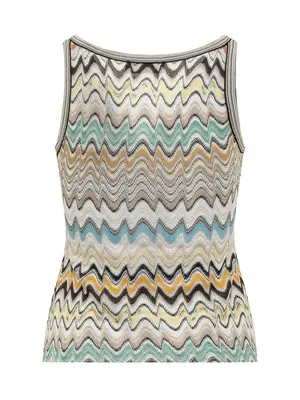 Missoni Chevron Knit Tank Top