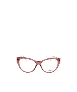TOD'S Cat Eye Frame Eyeglasses - Rosa