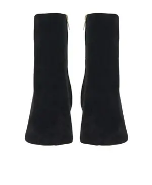FERRAGAMO Pointed Toe Ankle Boots With Side Zip