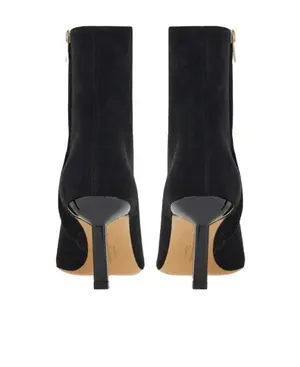 FERRAGAMO Pointed Toe Ankle Boots With Side Zip