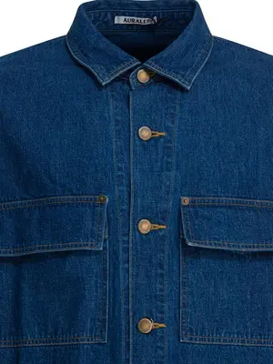 Auralee Selvedge Denim Shirt
