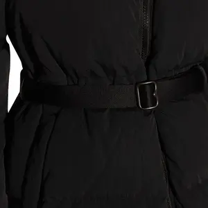 Burberry Belted Hooded Puffer Coat