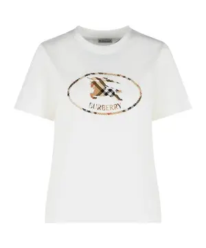 Burberry Knight Stamp Crewneck T-shirt