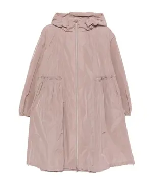Herno Hooded Parka With Ruffled Trim - Nude