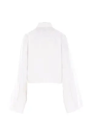 MAISON MARGIELA Cropped Bell Sleeve Shirt