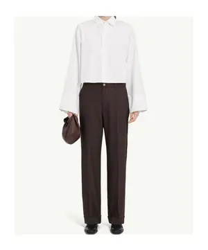 MAISON MARGIELA Cropped Bell Sleeve Shirt