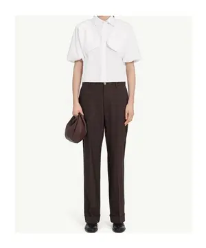 MAISON MARGIELA Cropped Bell Sleeve Shirt