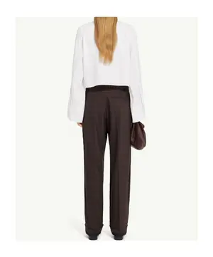 MAISON MARGIELA Cropped Bell Sleeve Shirt