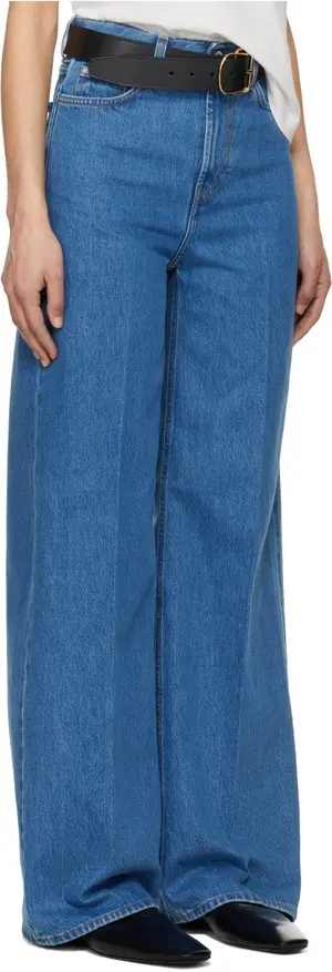 TOTEME High-waist Wide-leg Jeans - Blue