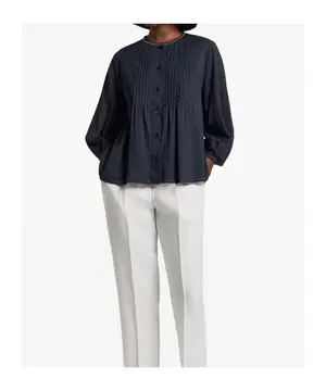 Peserico Pintucked Detail Blouse