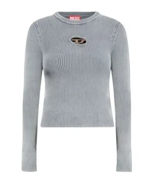 DIESEL® M-valary-r Knitted Top - Grey