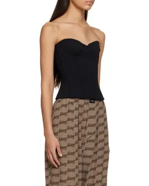 Balenciaga Strapless Corset Bustier