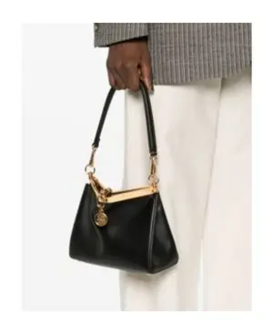 Etro Vela Logo Charm Mini Shoulder Bag - Black