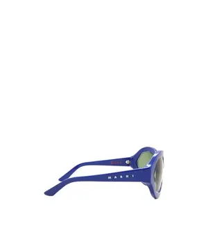 Marni Logo Embellished Sunglasses - Gray