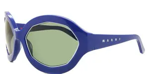 Marni Logo Embellished Sunglasses - Gray