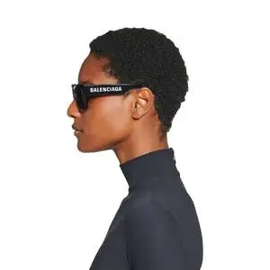Balenciaga Max Square Af Sunglasses - Black