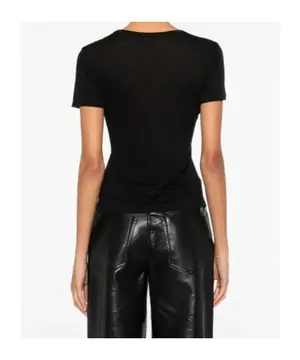ANINE BING Sylvie Slim-fit T-shirt - Black