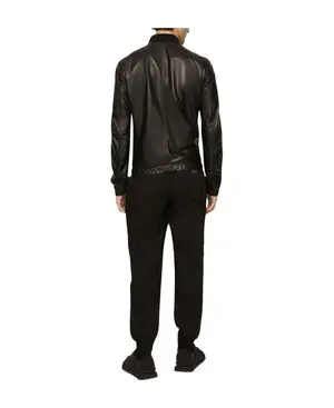 Dolce & Gabbana Dg Essentials Zipped Bomber Jacket - Black