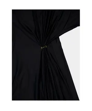 Rabanne Crewneck Gathered Maxi Dress