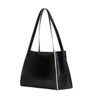 Marni Leather Tote Bag - Black