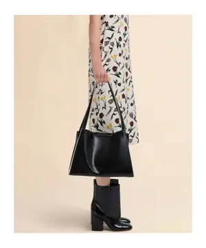 Marni Leather Tote Bag - Black
