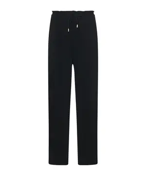 THE ROW High Waist Drawstring Pants - Black