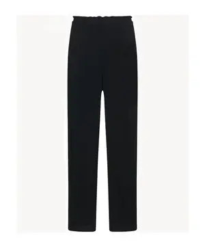 THE ROW High Waist Drawstring Pants - Black