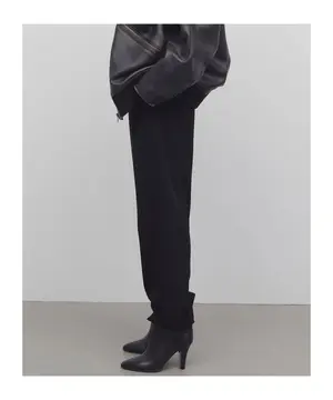 THE ROW High Waist Drawstring Pants - Black