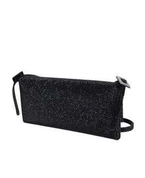 Benedetta Bruzziches Vittissima La Grande Embellished Shoulder Bag - Black