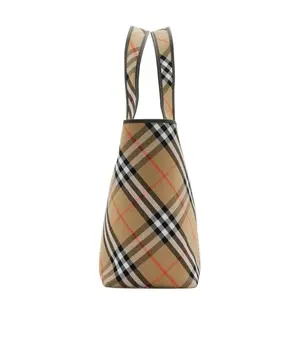 Burberry Vintage Checked Medium Tote Bag - Sand-colored